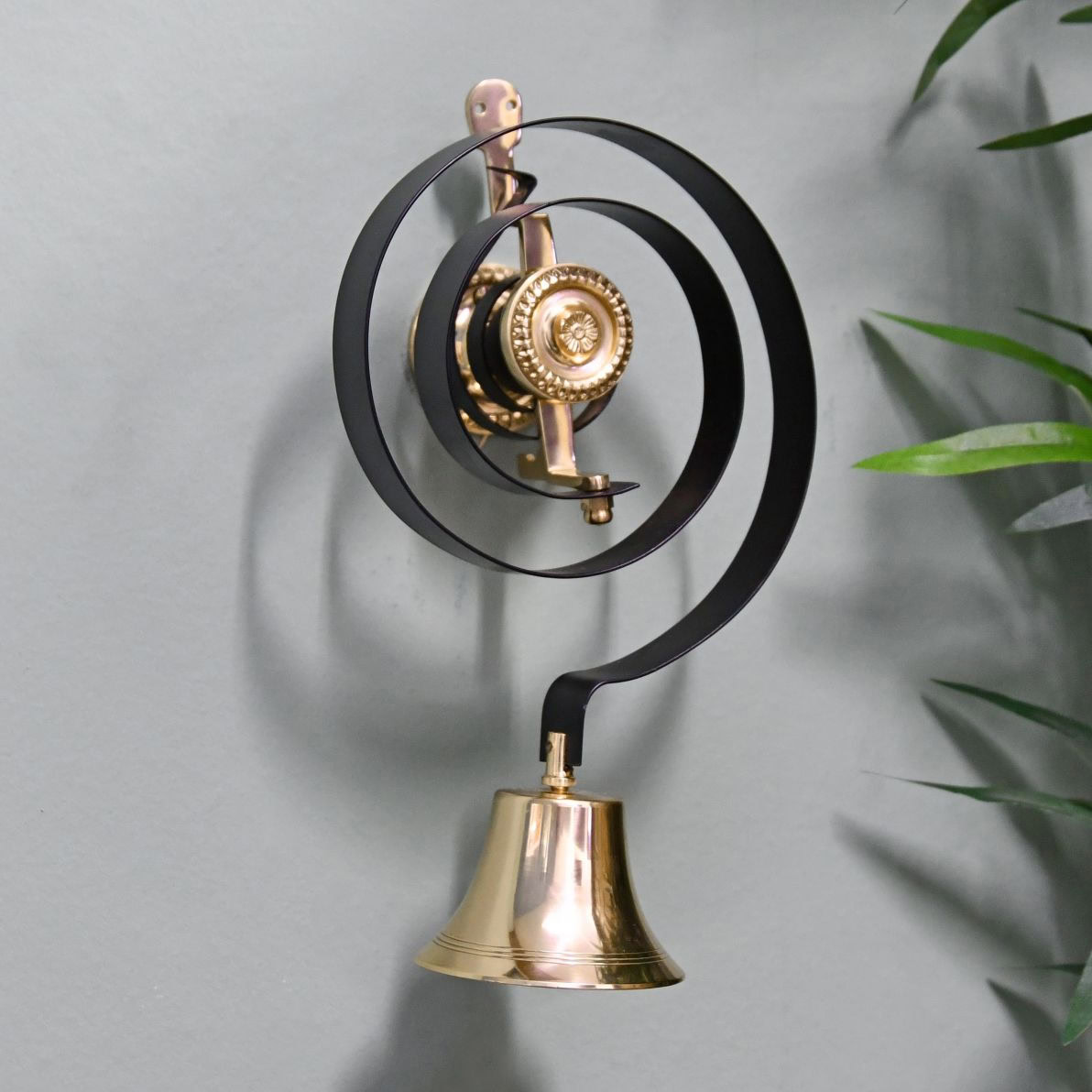 Polished Brass Butler Door Bell Kit | Black Country Metalworks