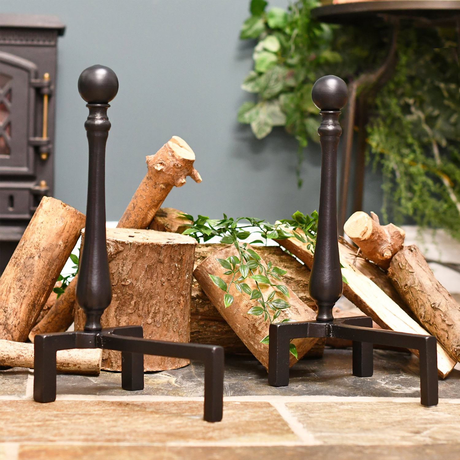 Log Holders & Buckets | Handmade Iron & Steel Log Buckets | Black ...