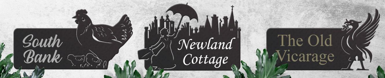 Iron House Name Signs | Black Country Metalworks