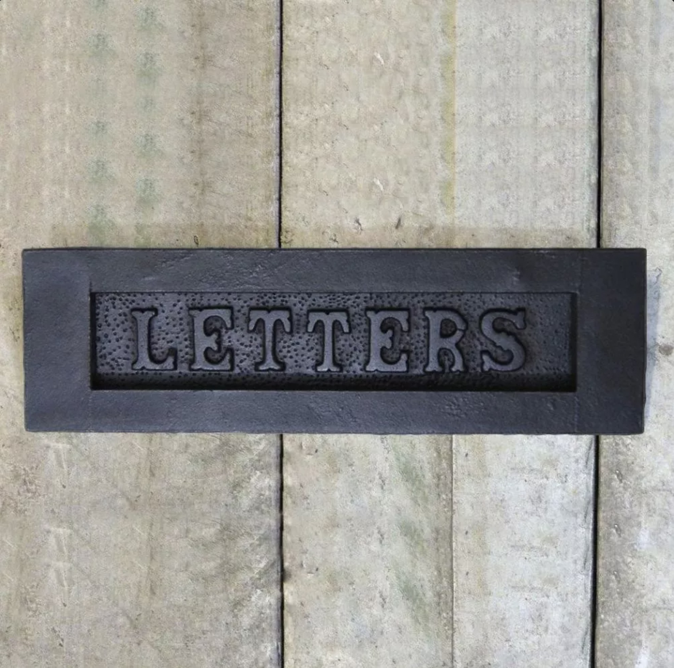 Janvier Art Deco Letter Plate, hand made in Solid Brass | Black Country ...