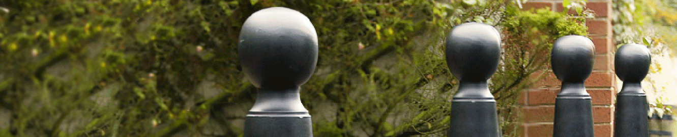 Bollards & Chains | Cast Iron Bollards & Spiked Chain | Black Country ...