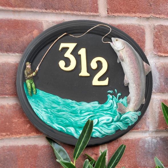 Cast Oval Number Plaques | Black Country Metalworks