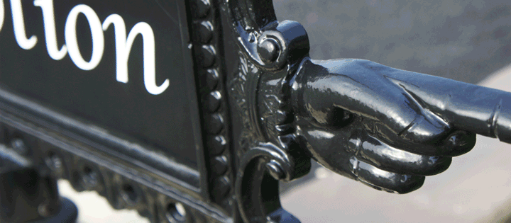 Shop Sign Posts | Black Country Metal Works