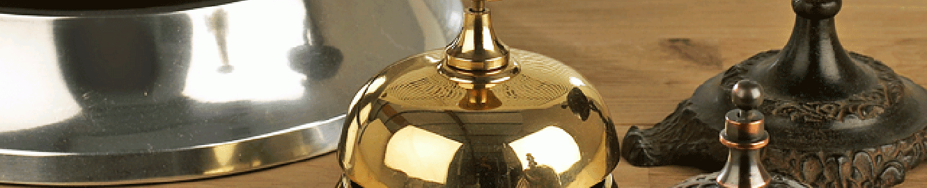 Service Bells, Hotel Bells & Desk Bells | Contemporary & Vintage ...