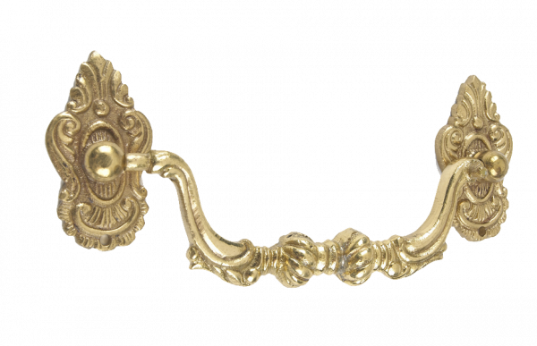 Circular Backplate Tear Drop Cabinet Handle | Black Country Metalworks