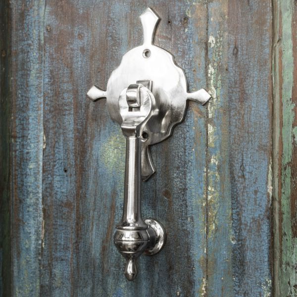 "Turnbrook Park" Antique Copper Door Knocker | Black Country Metalworks