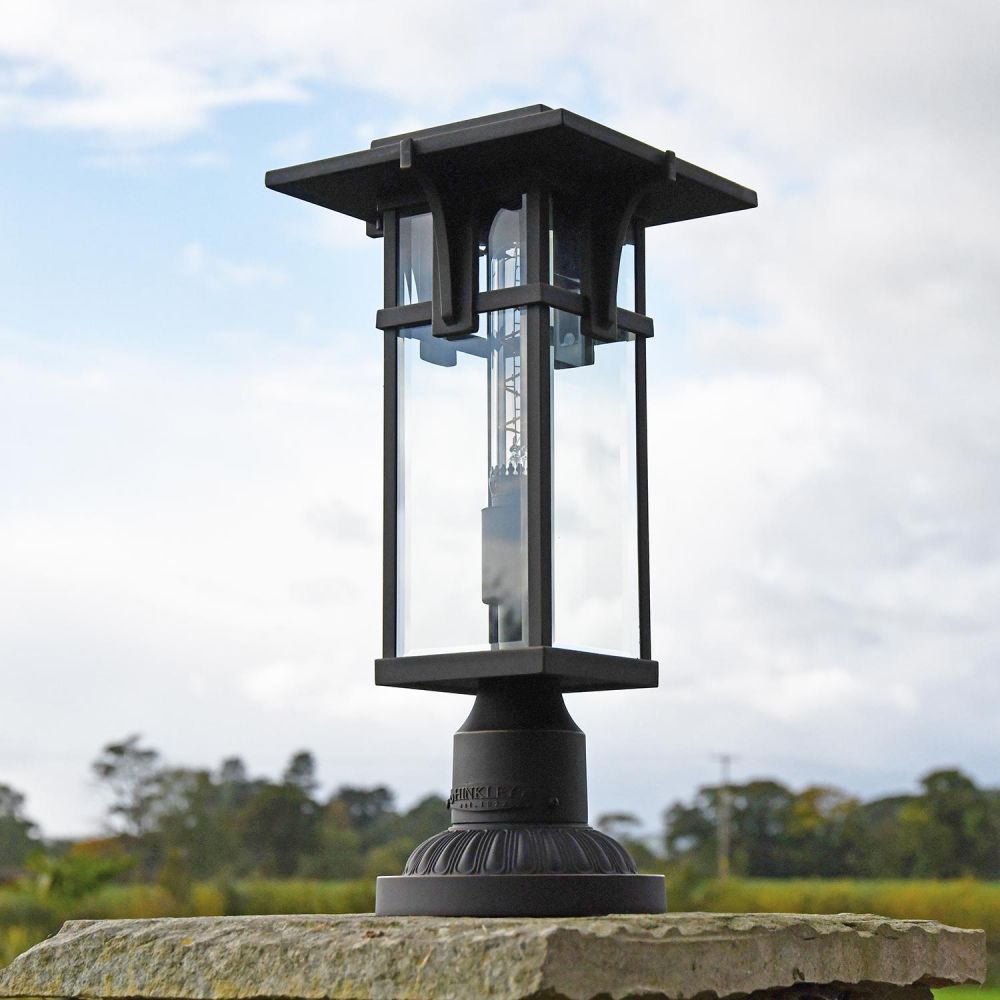 1920’s Inspired Entrance Pillar Light 49cm | Black Country Metalworks