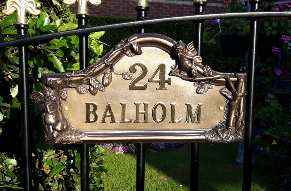 Traditional House Name Signs | Black Country Metalworks