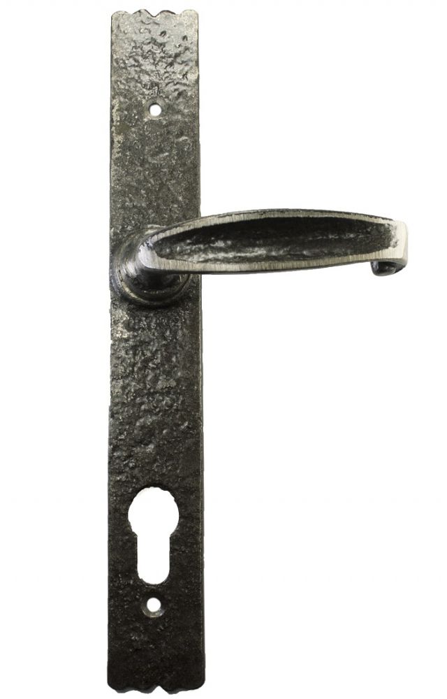 "Gallio" Black Cast Iron Lever Handle | Black Country Metalworks