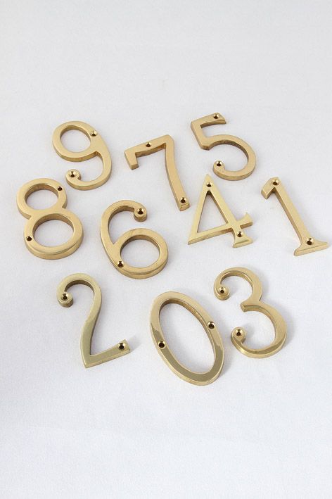 3" Face Fix Polished Brass Contemporary | Black Country Metalworks