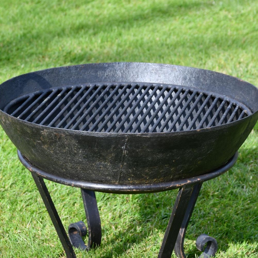 Kadai Fire Bowl Full Grill- 50cm (Grill Only) | Black Country Metalworks