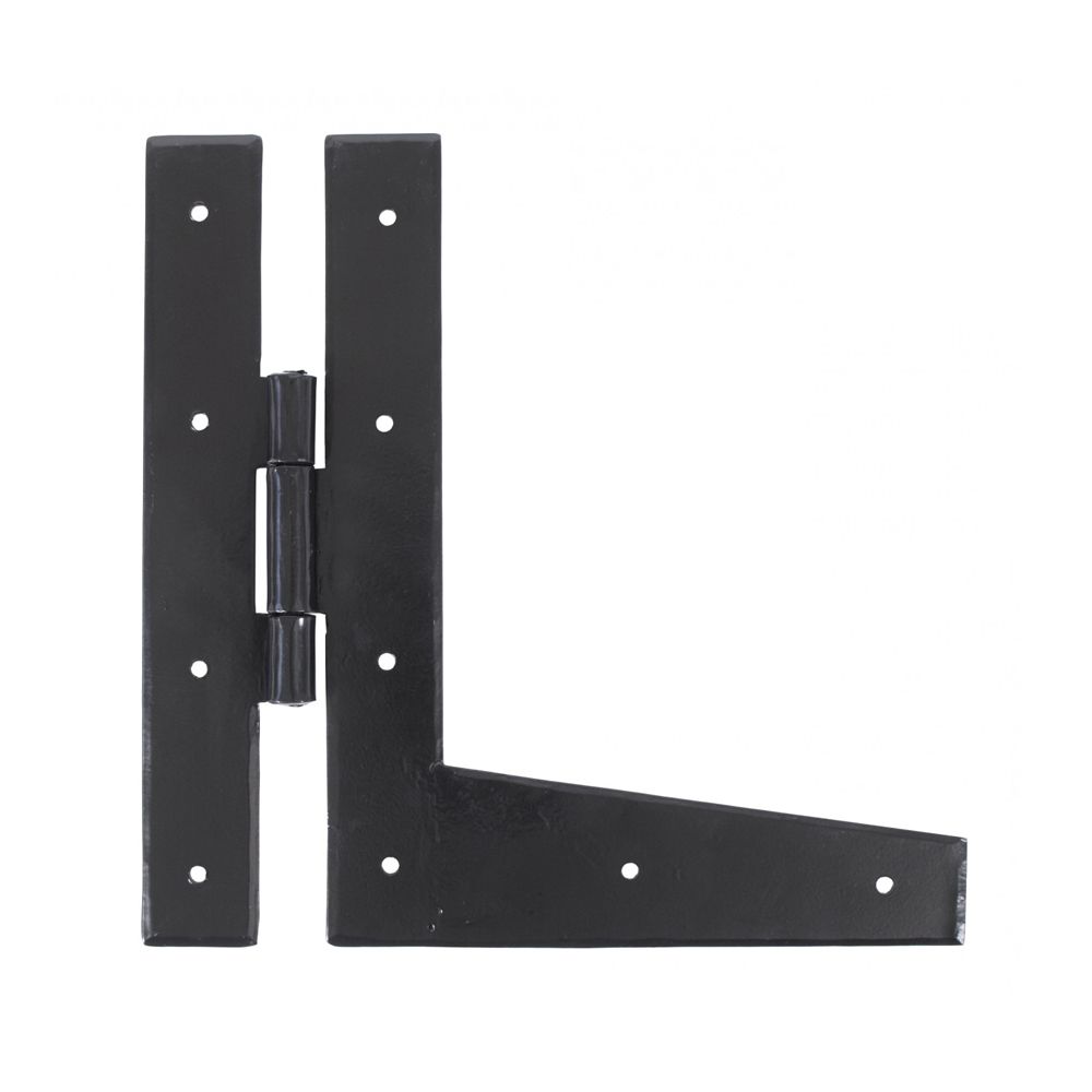9" Black Traditional HL Hinge | Black Country Metalworks