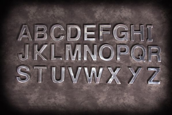 “Big & Chunky” Three Dimensional Letters | Black Country Metalworks