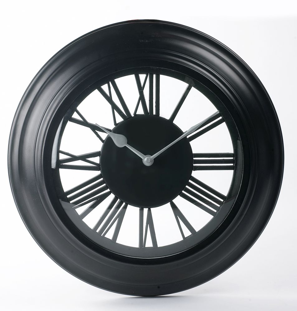 The”Roman Emperor” Wall Clock | Black Country Metalworks