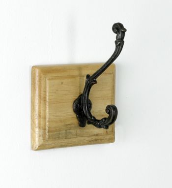 “Chadwick Lane” Wall mounted ball finial coat hook rack | Black Country ...