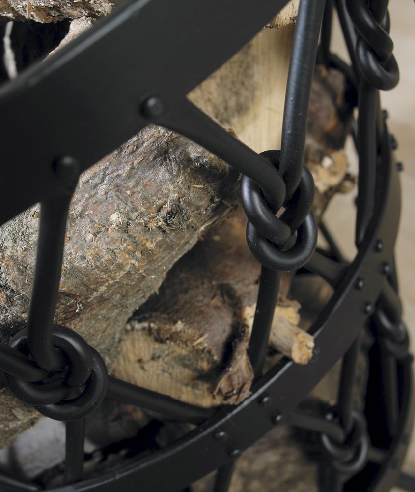 Sherwood Iron Log Basket | Black Country Metalworks