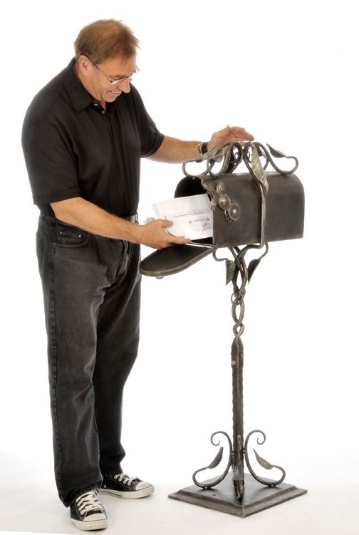 Leafy Lane Designer Post Box | Black Country Metalworks