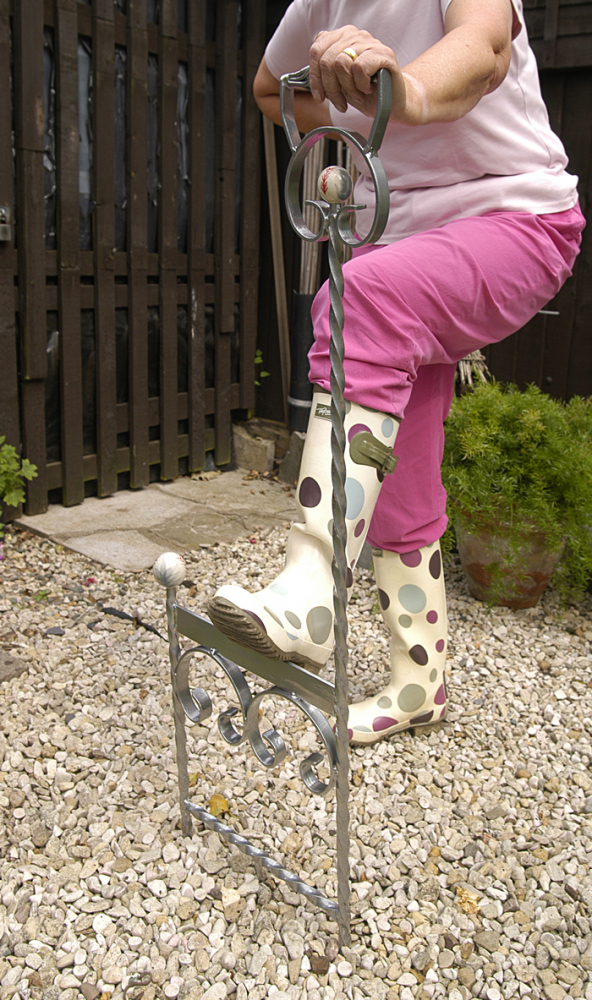 Silver Boot Scraper | Black Country Metalworks