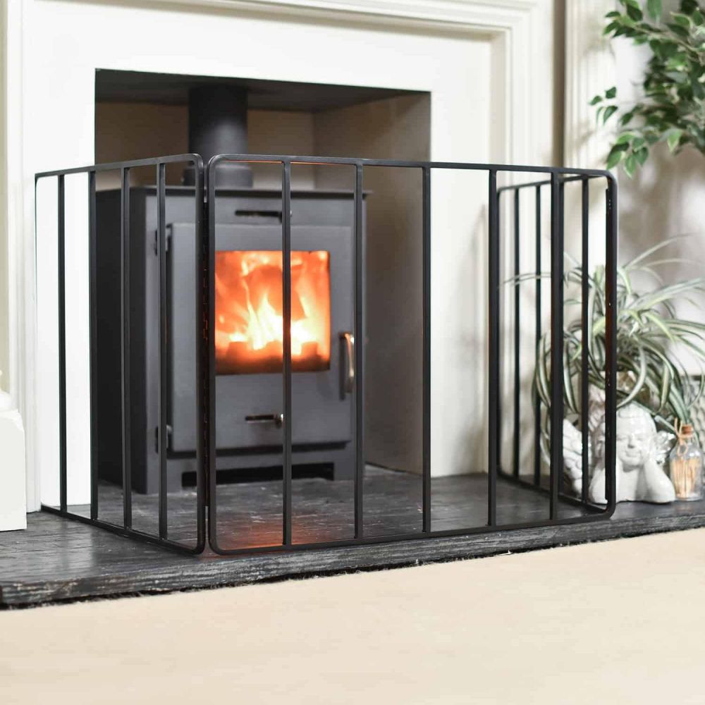"Inglewood Croft" Heavy Duty Bespoke Fire Guard | Black Country Metalworks