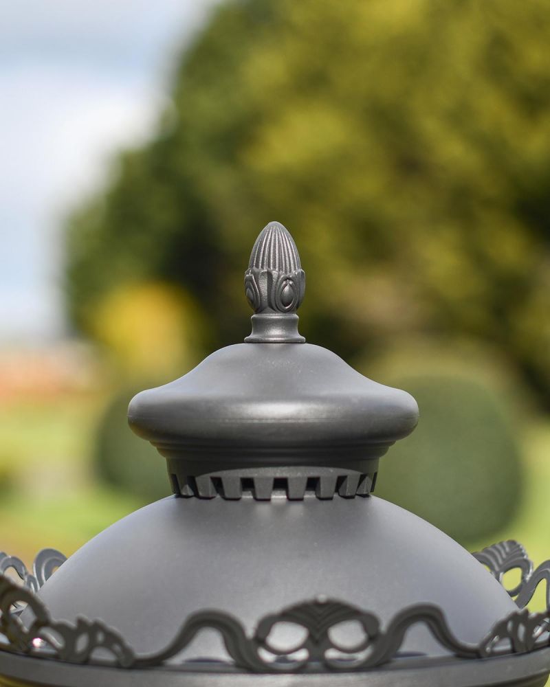 "Kenwell" Black Ornate Lamp Post - 2.3m | Black Country Metalworks