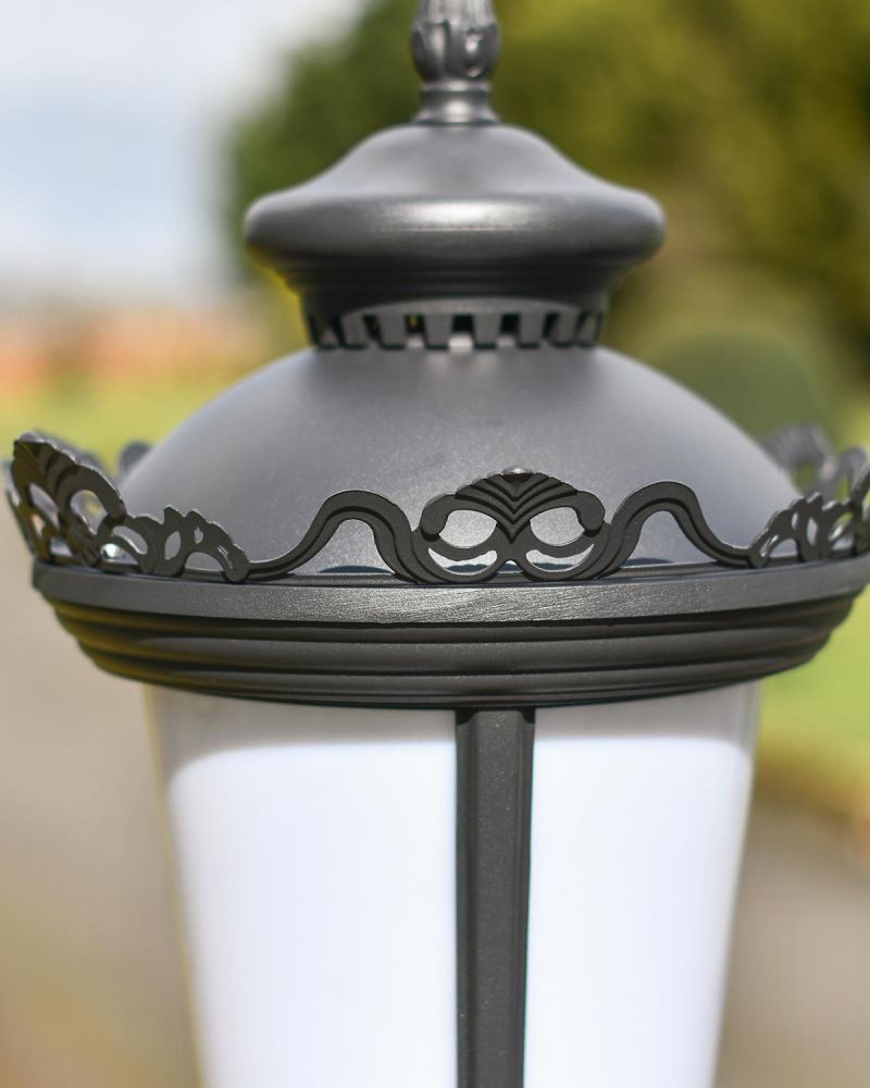 "Kenwell" Black Ornate Lamp Post - 2.3m | Black Country Metalworks
