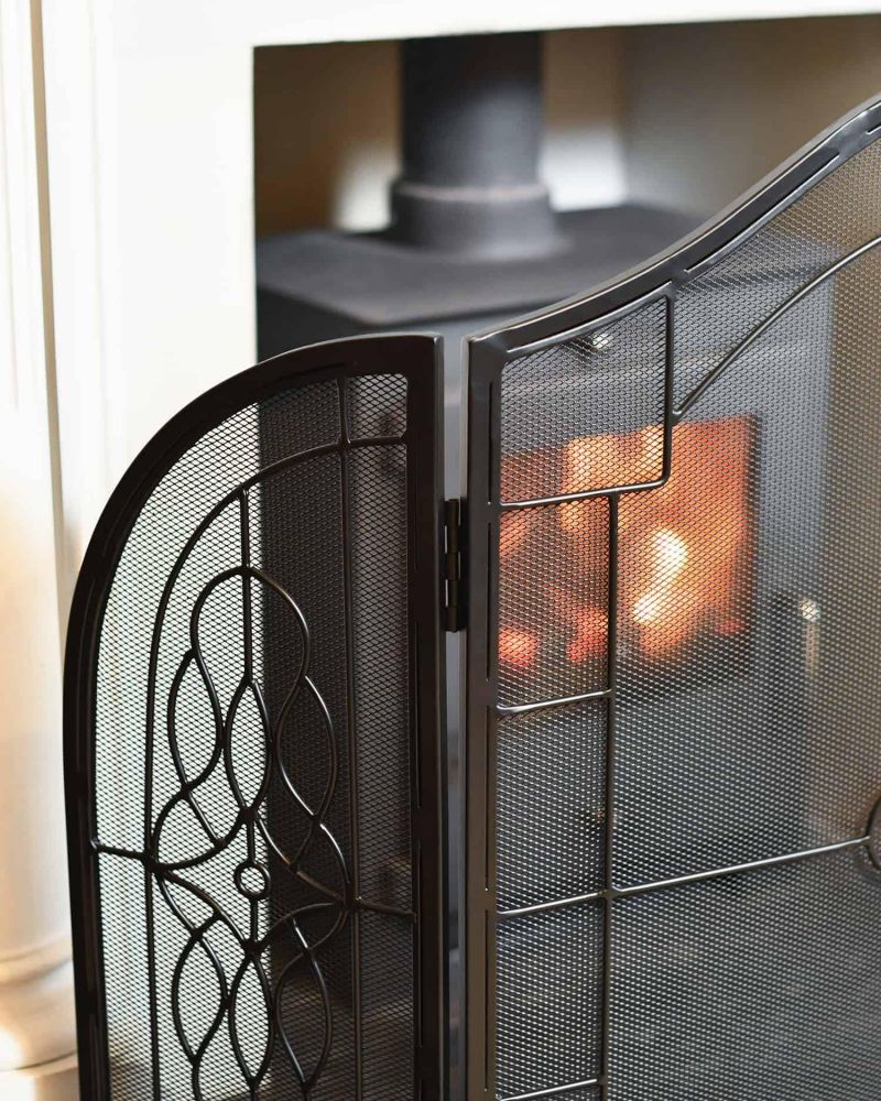 “Aldermore House” Arched Fire Screen | Black Country Metalworks