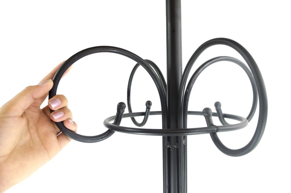 “Amesbury Hall” Black Coat Stand | Black Country Metalworks