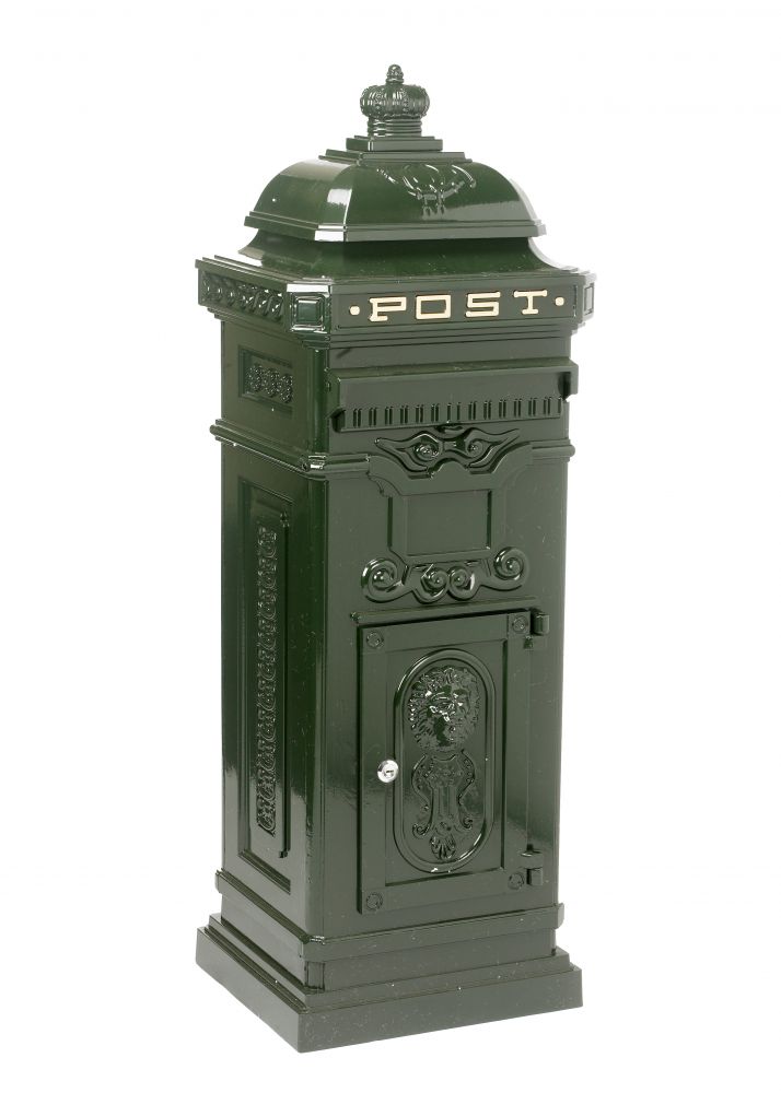 “Pine Forest” Green Camden Free Standing Post Box | Black Country ...