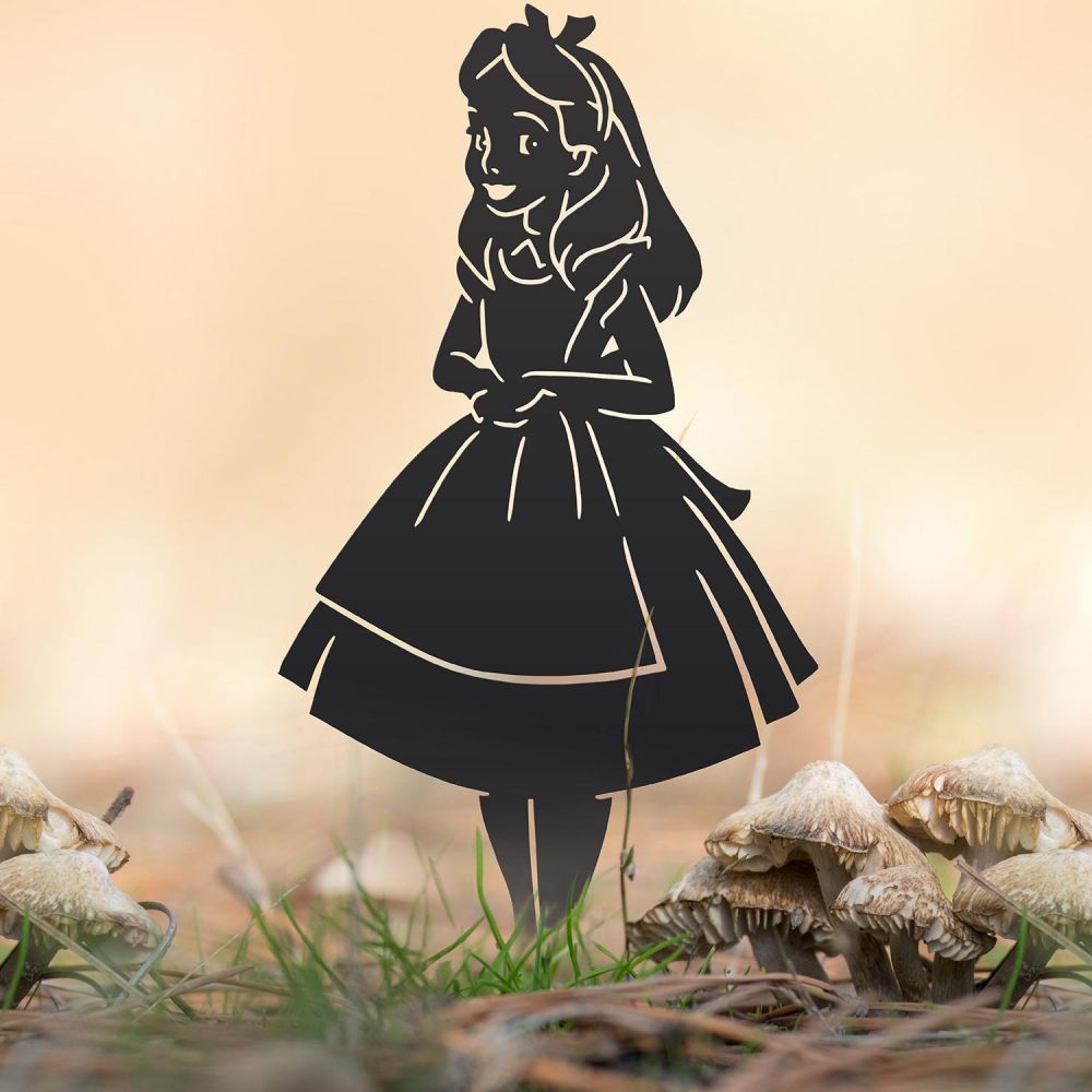 Black "Alice" Silhouette | Black Country Metalworks