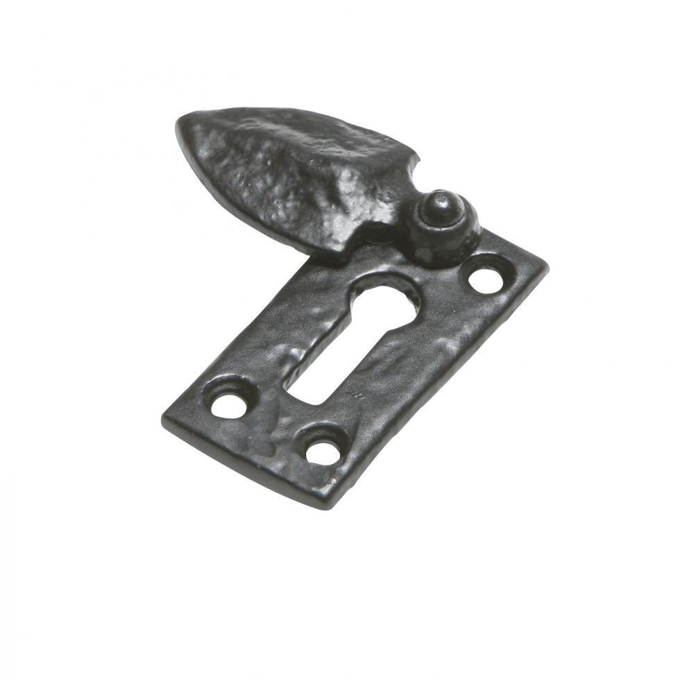 Antique Black Iron "Arrow Head" Sliding Keyhole Cover | Black Country ...