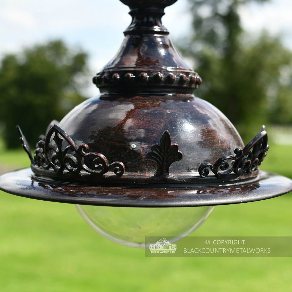 "Lord Regus" Antique Brown Ornate Gothic Cast Iron Lamp Post 2.5m ...