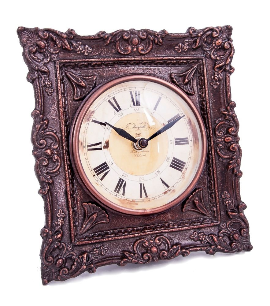 “Thurnford Hall” Antique Table Clock | Black Country Metalworks