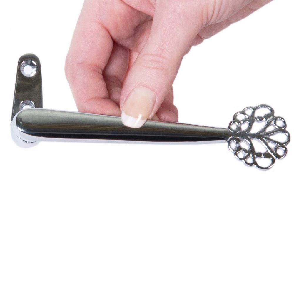 "Audley Hall" Stair Clips in Bright Chrome | Black Country Metalworks