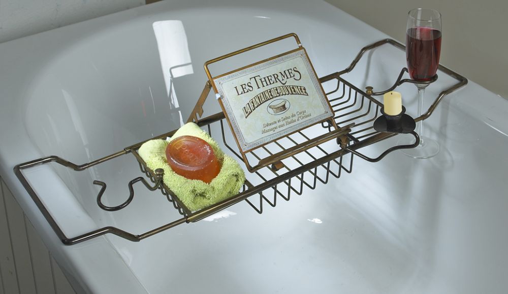 Vintage Bath Rack In Solid Brass, Bathing Valet – French inspired “Les ...