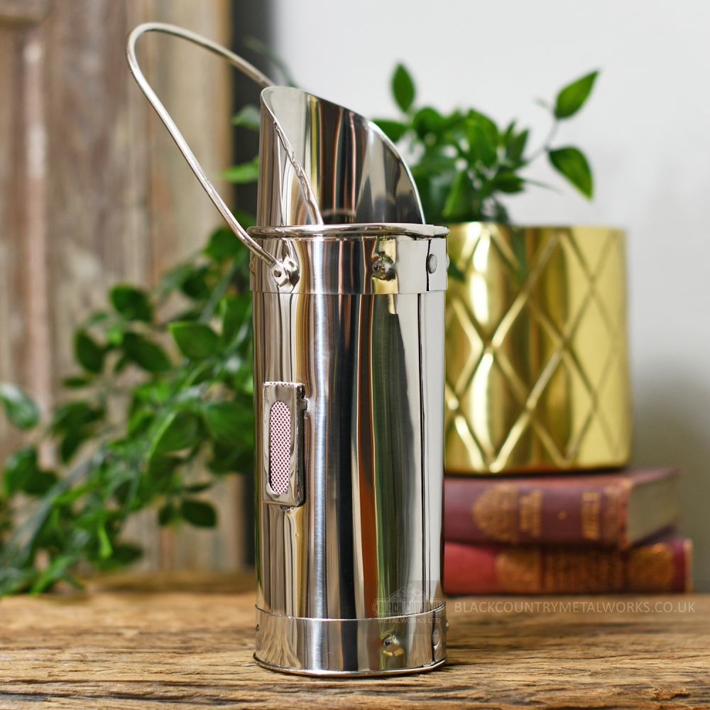 Polished Steel Match Holder | Black Country Metalworks