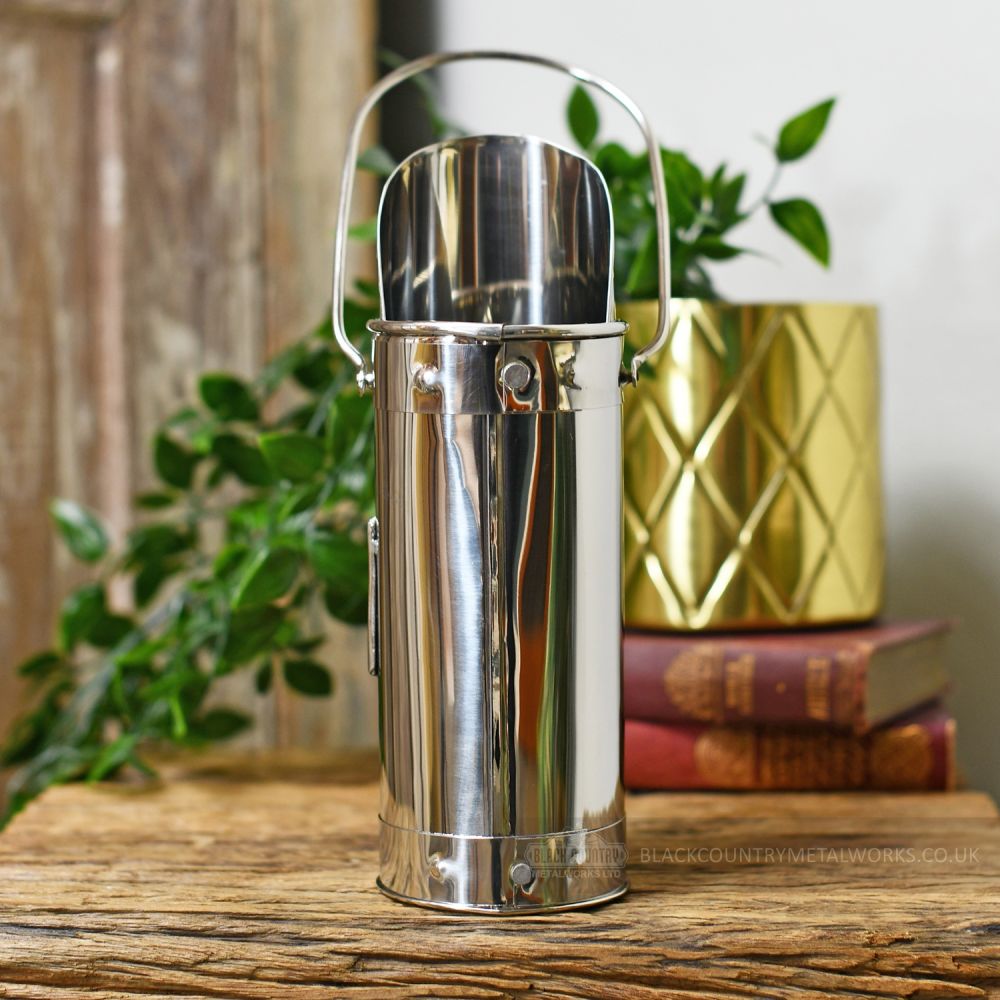 Polished Steel Match Holder | Black Country Metalworks