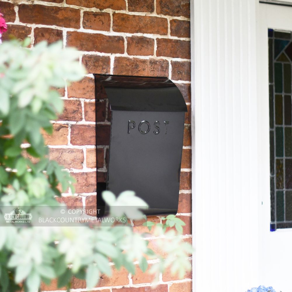 “Evening Hush” Black Berkley Post Box | Black Country Metalworks