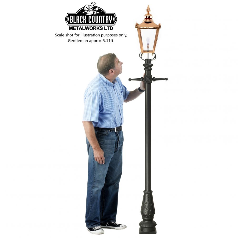 Victorian Lamp Post - Copper 2.3m | Black Country Metalworks