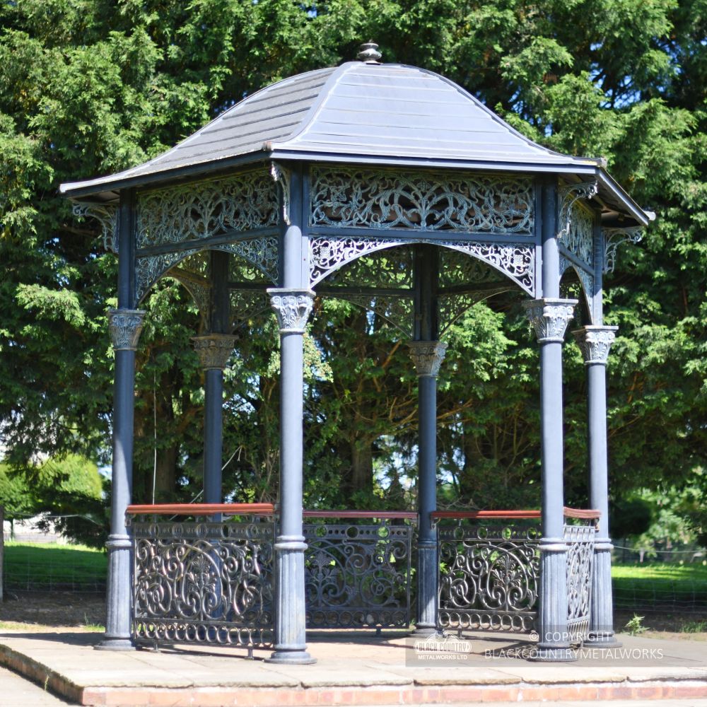 "The Versailles Temple" Ornate Solid Roof Garden Gazebo | Black Country ...