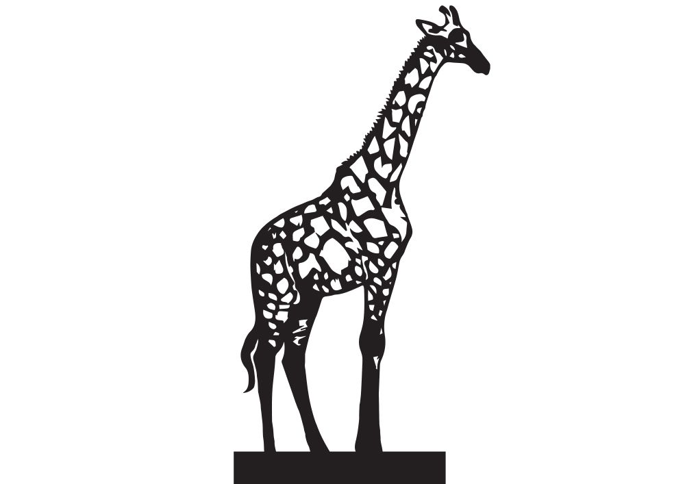 Giraffe Weathervane | Black Country Metalworks