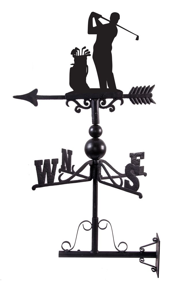 Weathervane Golfer | Black Country Metalworks
