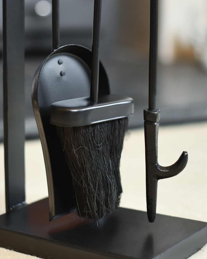 Black Arm Contemporary Companion Set 52cm | Black Country Metalworks