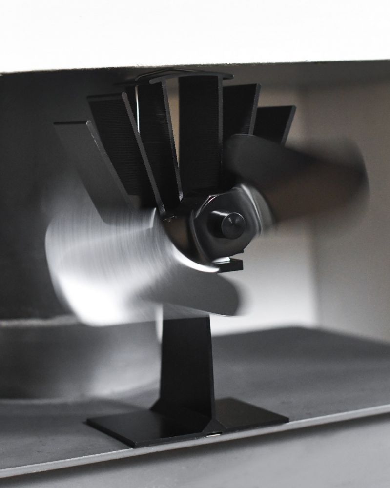 Two Blade Heat Powered Stove Fan | Black Country Metalworks
