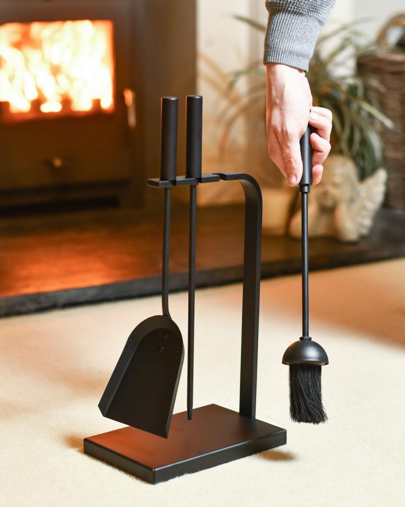 Black Contemporary Companion Set - 45cm | Black Country Metalworks