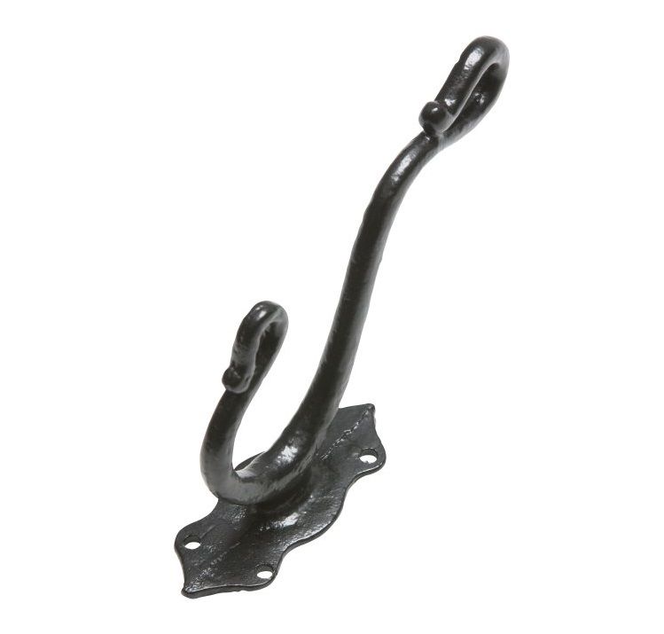 "Halkdale" Iron Coat Hook | Black Country Metalworks