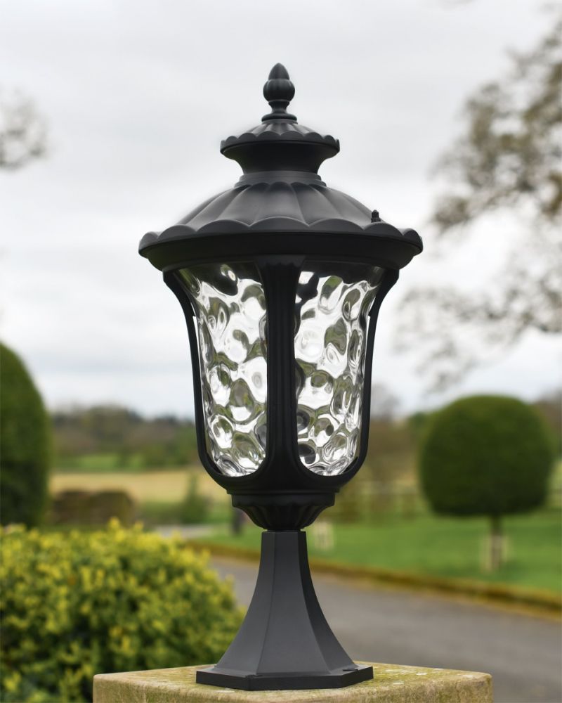 'Lucendi' Traditional Pillar Light - 60cm | Black Country Metalworks