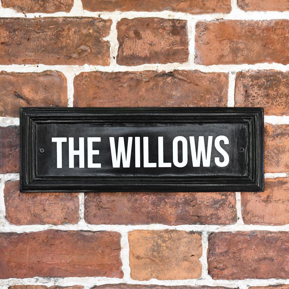 Traditional House Name Signs | Black Country Metalworks