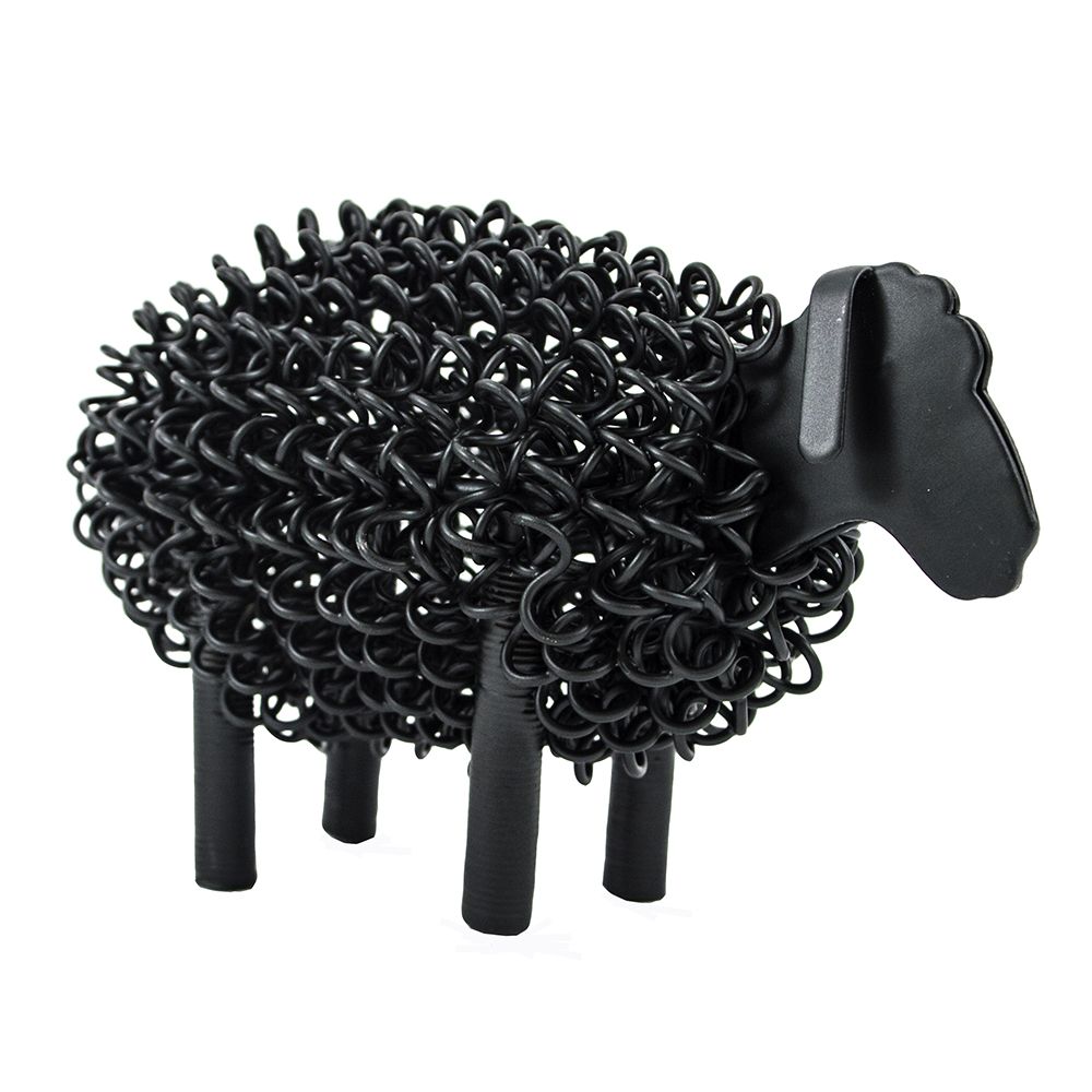 Black Wire Sheep Sculpture | Black Country Metalworks
