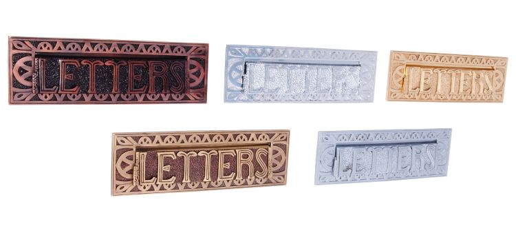 “Lorendale Square” Scrolled Letter Plate | Black Country Metalworks