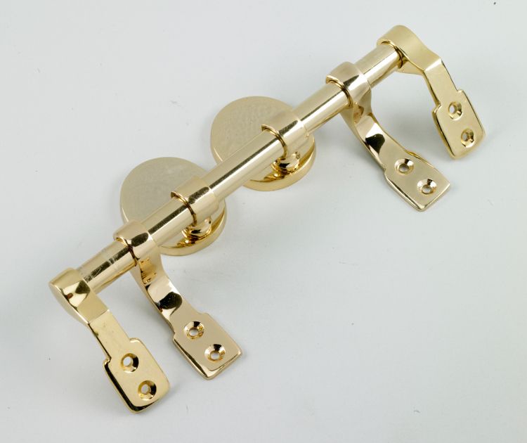Toilet Seat Hinges with bar | Black Country Metalworks